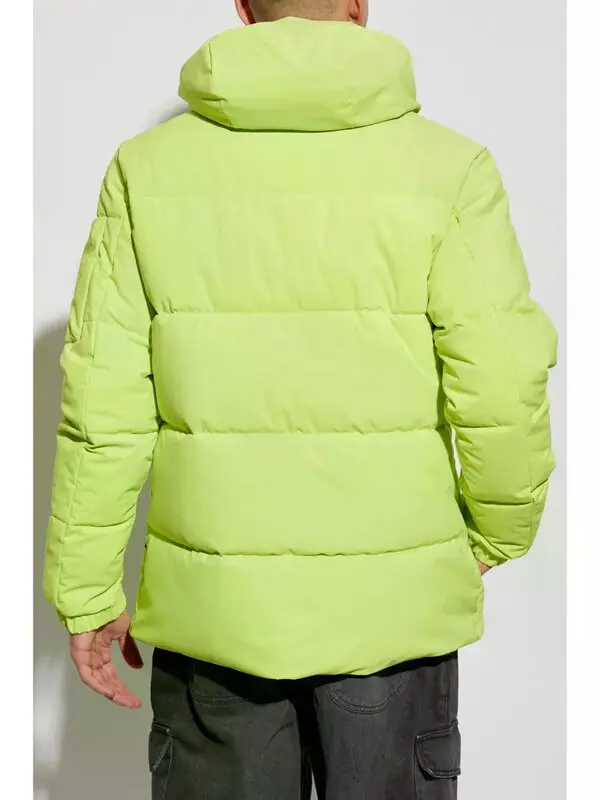 SAVE THE DUCK Hooded Padded Jacket - Yellow