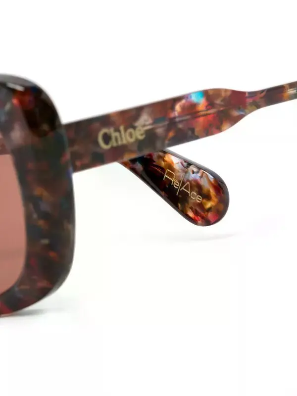 Chloé Square-frame Sunglasses - Brown
