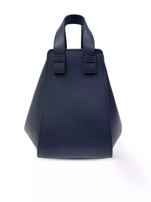 Loewe Compact Hammock Leather Tote Bag - Blue