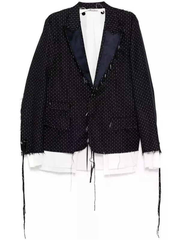 MIDORIKAWA Raw Edge Blazer