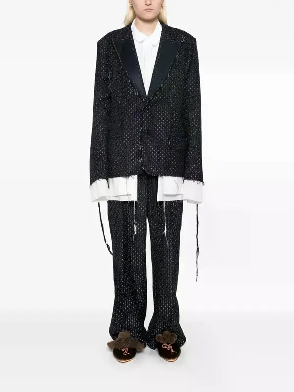 MIDORIKAWA Raw Edge Blazer
