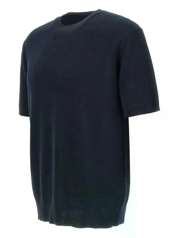 FILIPPO DE LAURENTIIS Crew-neck Ribbed T-shirt