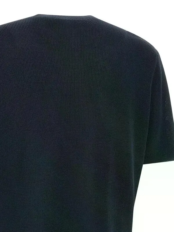 FILIPPO DE LAURENTIIS Crew-neck Ribbed T-shirt