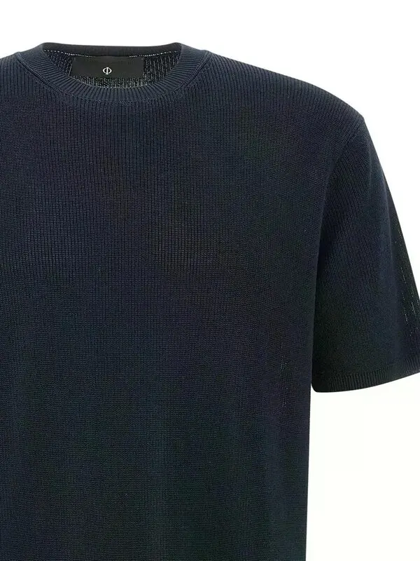 FILIPPO DE LAURENTIIS Crew-neck Ribbed T-shirt