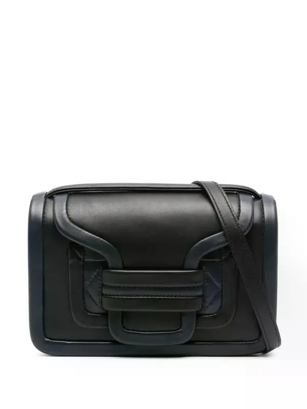 Pierre Hardy Alpha Leather Crossbody Bag - Black