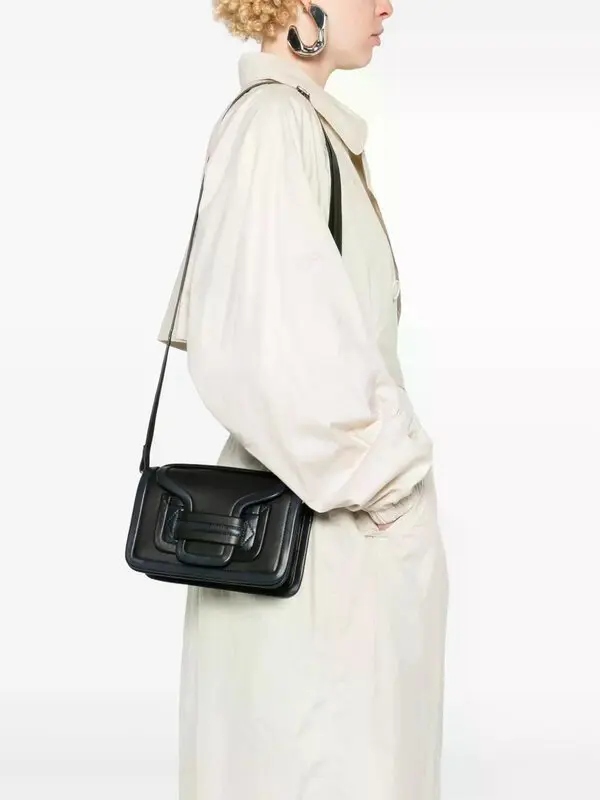 Pierre Hardy Alpha Leather Crossbody Bag - Black