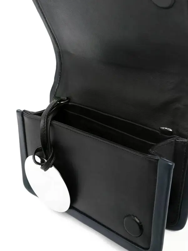 Pierre Hardy Alpha Leather Crossbody Bag - Black