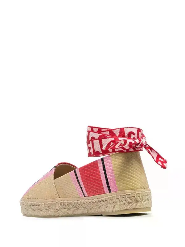 Stella McCartney Embroidered-logo Flat Espadrilles