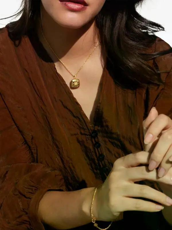 DOWER & HALL Stellar Talisman Necklace - Gold