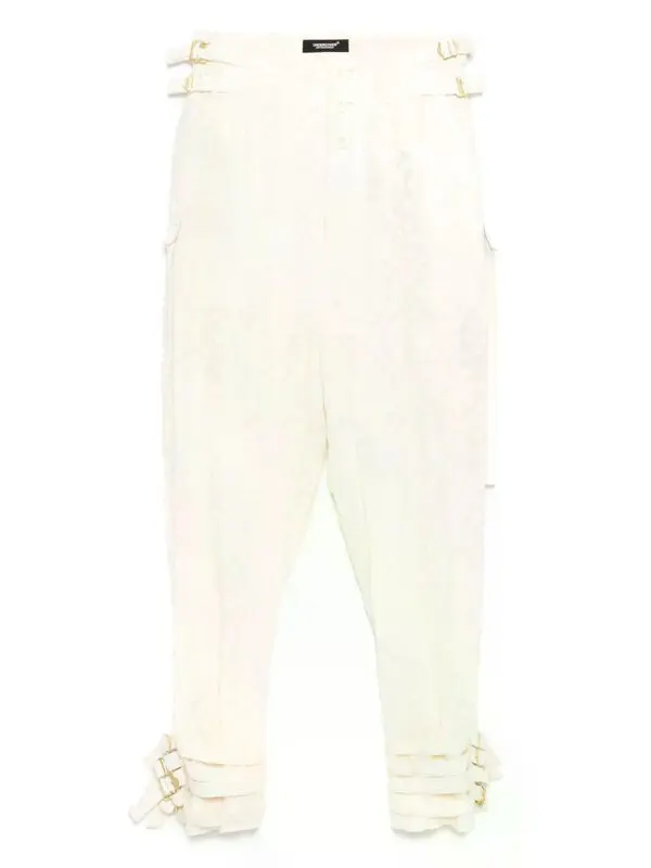 Undercover Embroidered Trousers - Neutrals