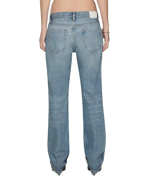 EB DENIM Low Slung Straight Leg Jeans