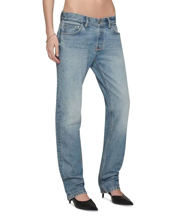 EB DENIM Low Slung Straight Leg Jeans