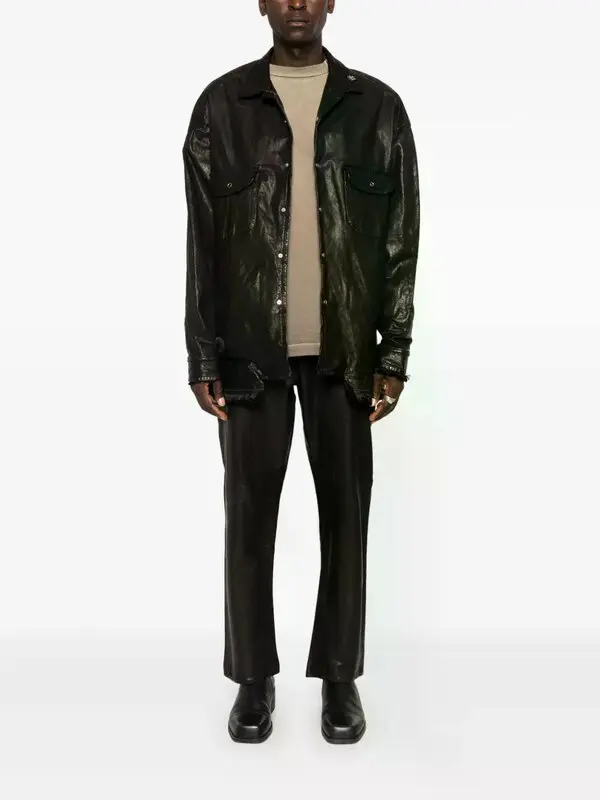 Mihara Yasuhiro Leather Trousers