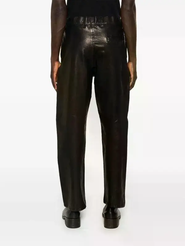 Mihara Yasuhiro Leather Trousers