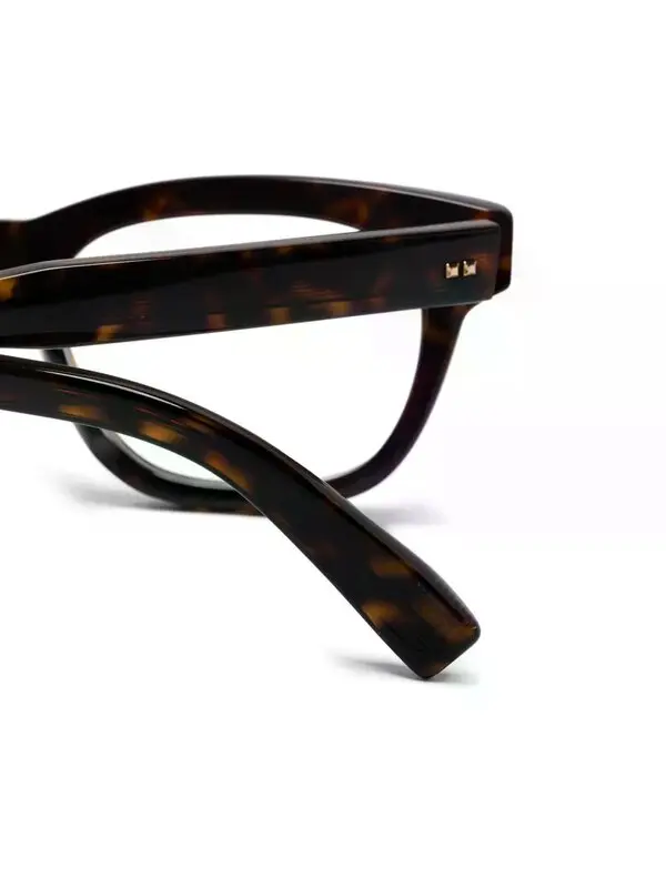 Dunhill Square-frame Glasses - Brown