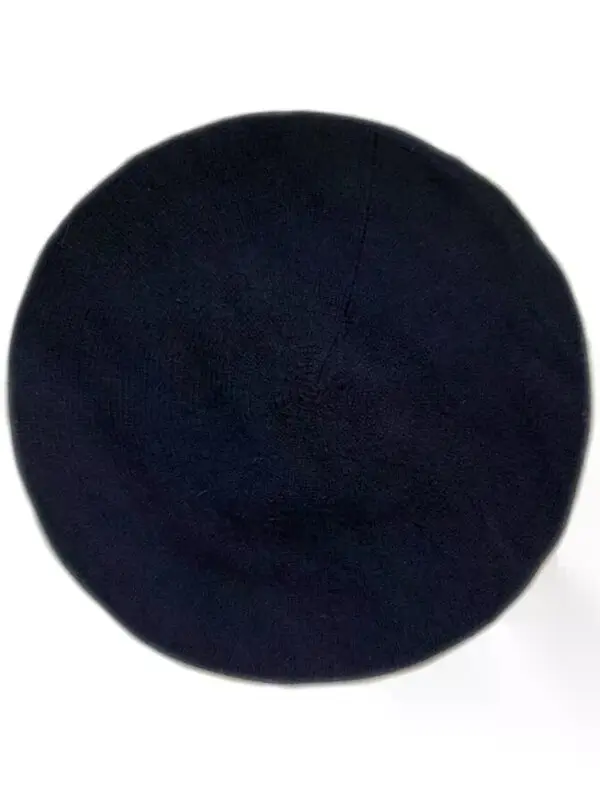 Pringle Of Scotland Lion-embroidered Cashmere Beret - Blue