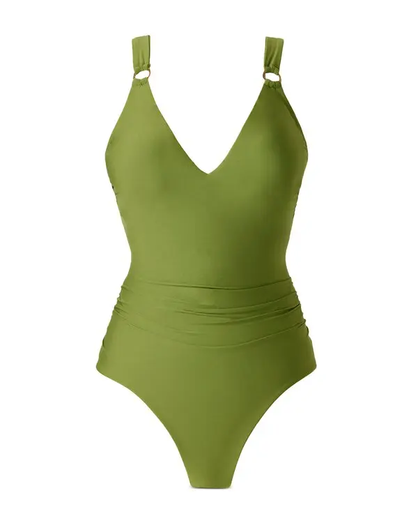 Magicsuit Solid Dakota One Piece Swimsuit - Basil