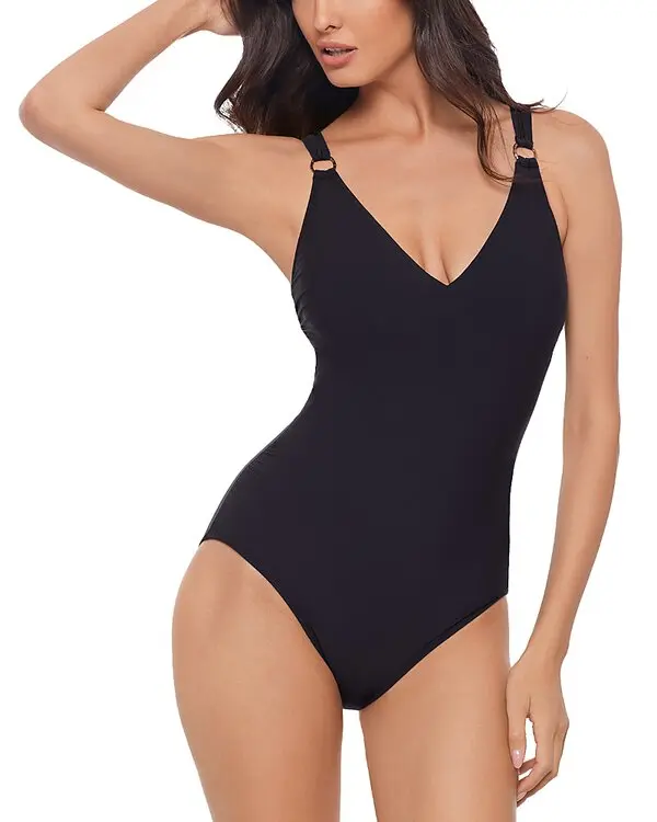 Magicsuit Solid Dakota One Piece Swimsuit - Black