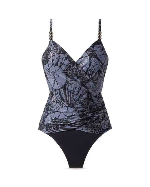 Magicsuit Shell Beach Louise One Piece Swimsuit - Black/multi
