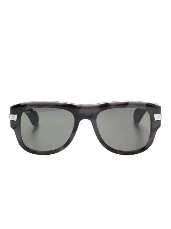 Gucci Oversized Frame Sunglasses - Grey