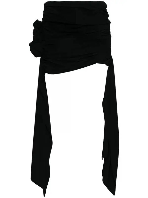 Magda Butrym Draped Asymmetric Mini Skirt