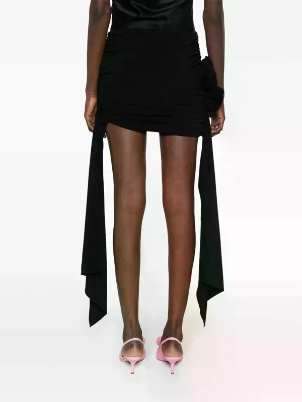 Magda Butrym Draped Asymmetric Mini Skirt