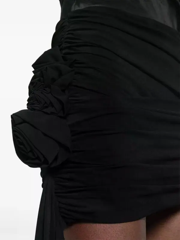 Magda Butrym Draped Asymmetric Mini Skirt