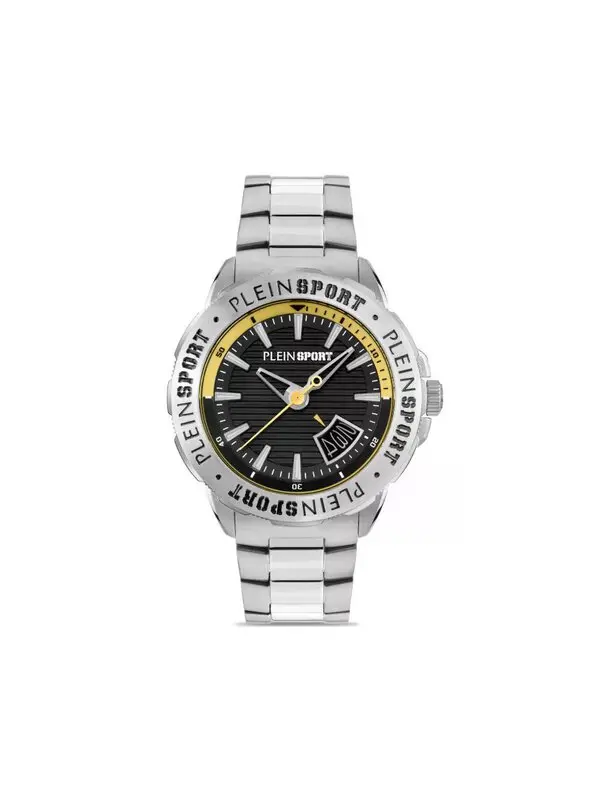 PLEIN SPORT Rampage 44mm Stainless Steel Watch - Black