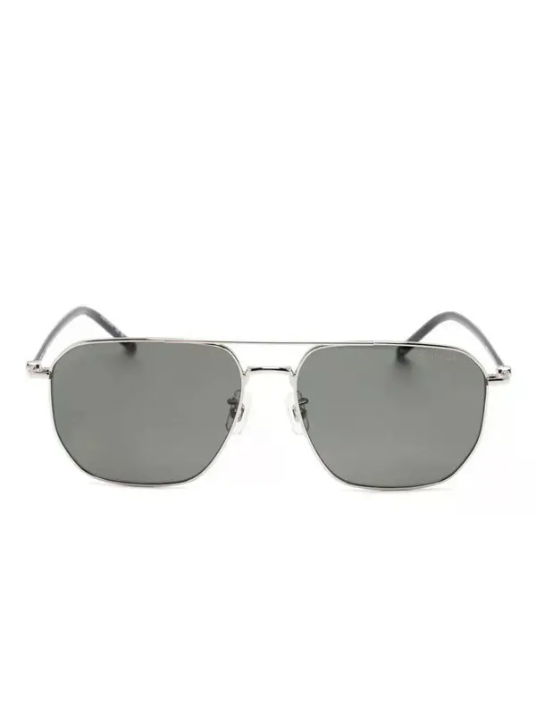 Montblanc Pilot-frame Sunglasses - Black