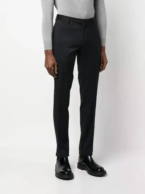 LARDINI Straight-leg Wool Trousers