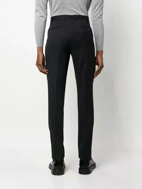 LARDINI Straight-leg Wool Trousers