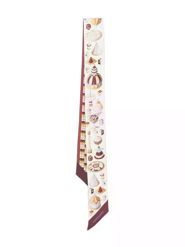 FERRAGAMO Nadir-print Neckerchief