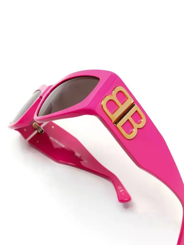 Balenciaga Butterfly-frame Sunglasses - Pink