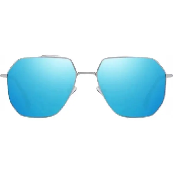 TRIBAL ËYËS Zanzibar 59mm Aviator Sunglasses - Blue