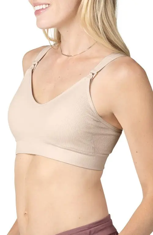 KINDRED BRAVELY Mia Maternity & Nursing Lounge Bra- Fits Sizes 30b-44d - Stone