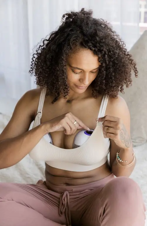 KINDRED BRAVELY Mia Maternity & Nursing Lounge Bra- Fits Sizes 30b-44d - Stone