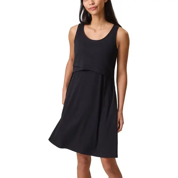 KINDRED BRAVELY Penelope Crossover Nursing Dress - Black