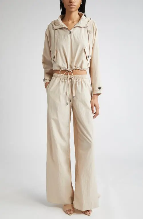 L'Agence Valkyrie Drawstring Waist Pants - Cement