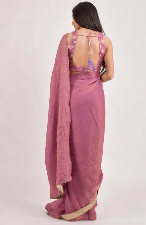 RAAS Rhosyn Brocade Shimmer Saree
