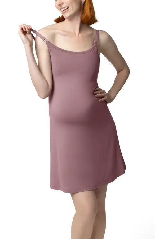 KINDRED BRAVELY Stella Hands-free Pumping & Nursing Nightgown - Twilight