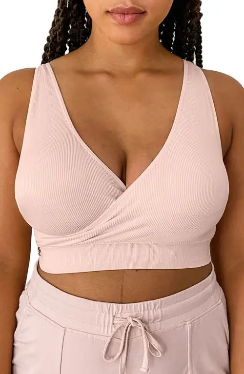 KINDRED BRAVELY Sublime Adjustable Crossover Nursing/lounge Bra - Soft Pink