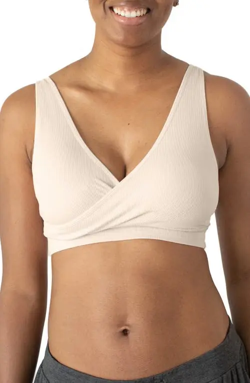 KINDRED BRAVELY Sublime Adjustable Crossover Nursing/lounge Bra - Stone Grey