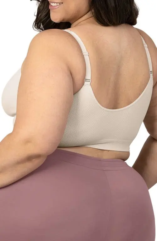 KINDRED BRAVELY Sublime Adjustable Crossover Nursing/lounge Bra - Stone Grey