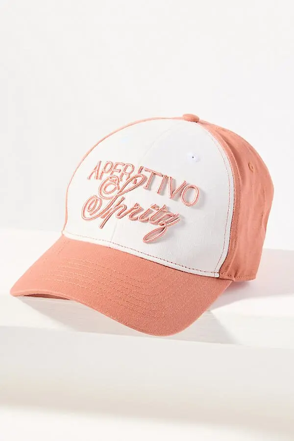 CONEY ISLAND PICNIC Script Baseball Cap - Pink Aperitivo