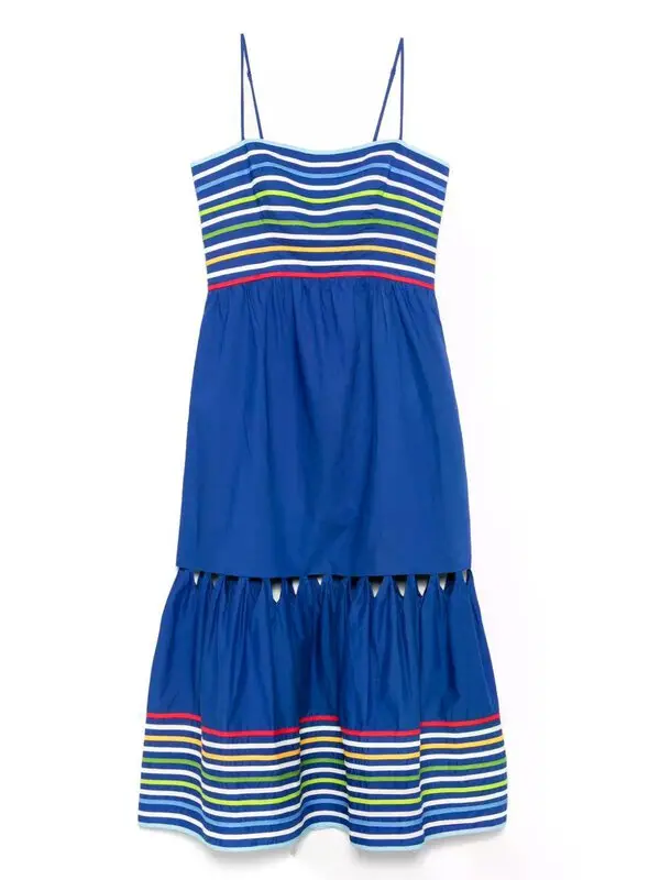 Farm Rio Striped Maxi Dress