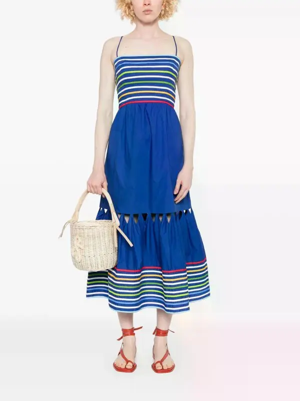 Farm Rio Striped Maxi Dress