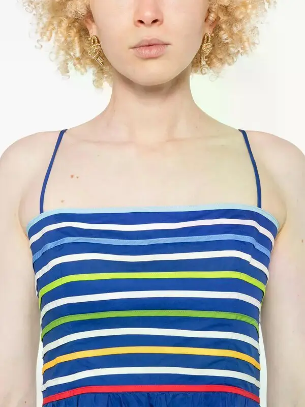 Farm Rio Striped Maxi Dress