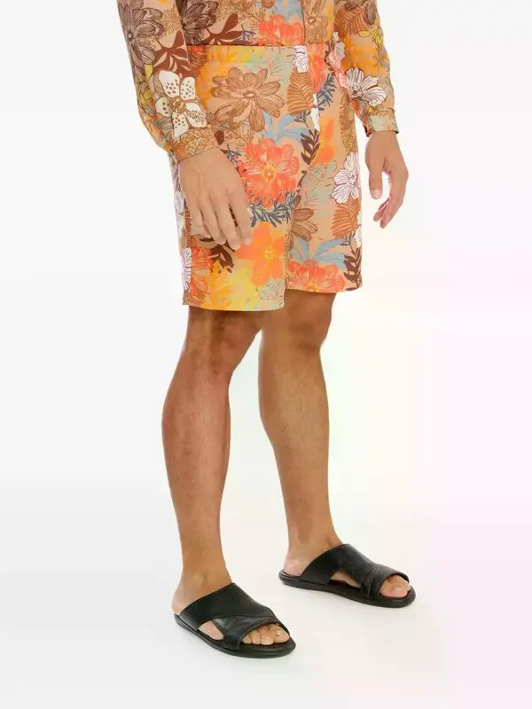 AMIR SLAMA Floral-print Shorts