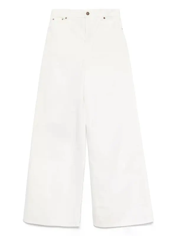 Chloé Wide Leg Cotton Pants