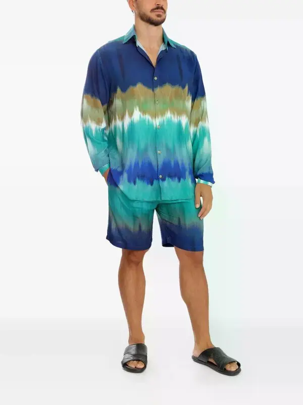 AMIR SLAMA Tie-dye Print Shorts
